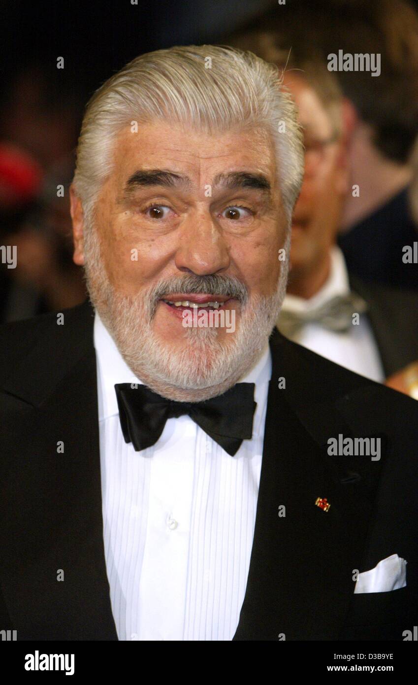 (dpa) - Swiss-born actor Mario Adorf ('Rossini') pictured at the 54th ...