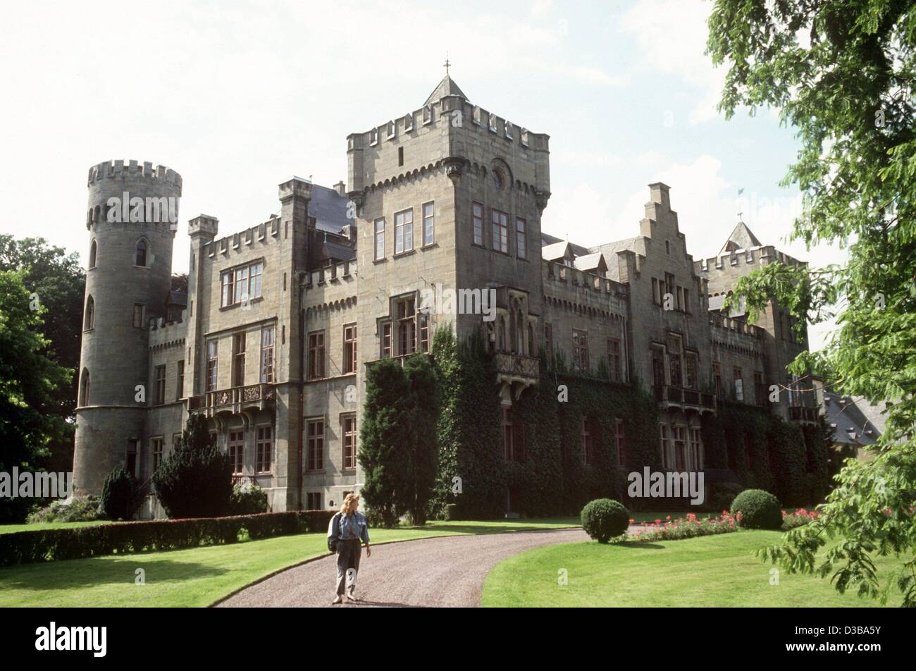 (dpa) - Castle Herdringen was partly built in Tudor style (picture of ...