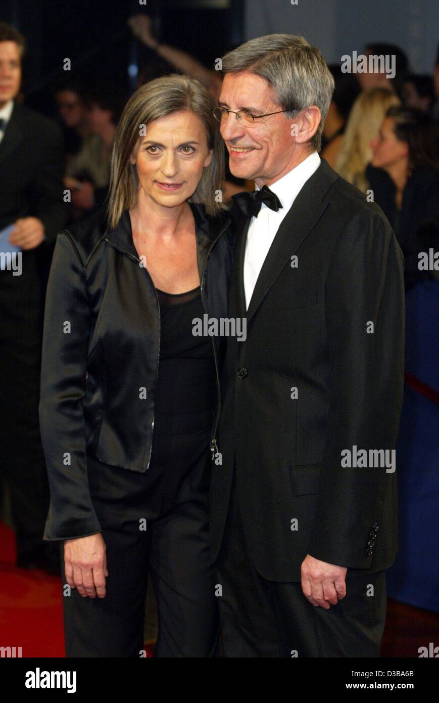 (dpa) - German fashion designer Gabriele Strehle and her husband Gerd ...