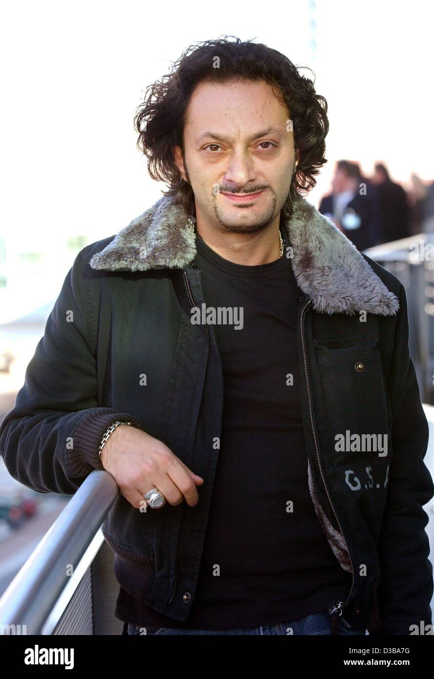 (dpa) - The writer Feridun Zaimoglu at the Frankfurt Book Fair, Germany ...