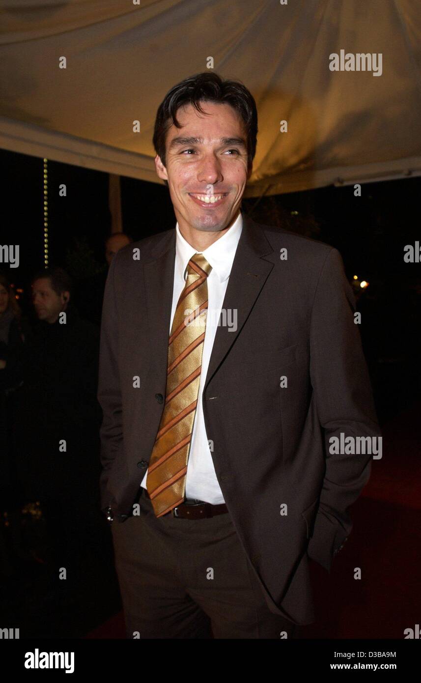 (dpa) - German tennis star Michael Stich arrives at Boris Becker's ...