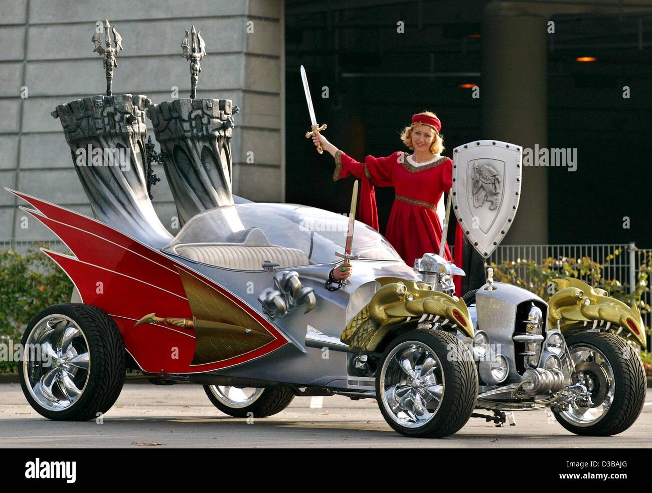 Human interest hum transport curiosities car sword shield germany hi ...