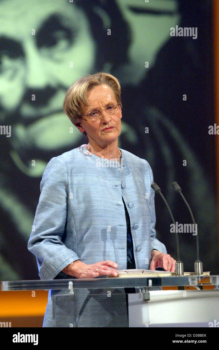 (dpa) - Karin Nyman, daughter of Swedish author Astrid Lindgren, speaks ...