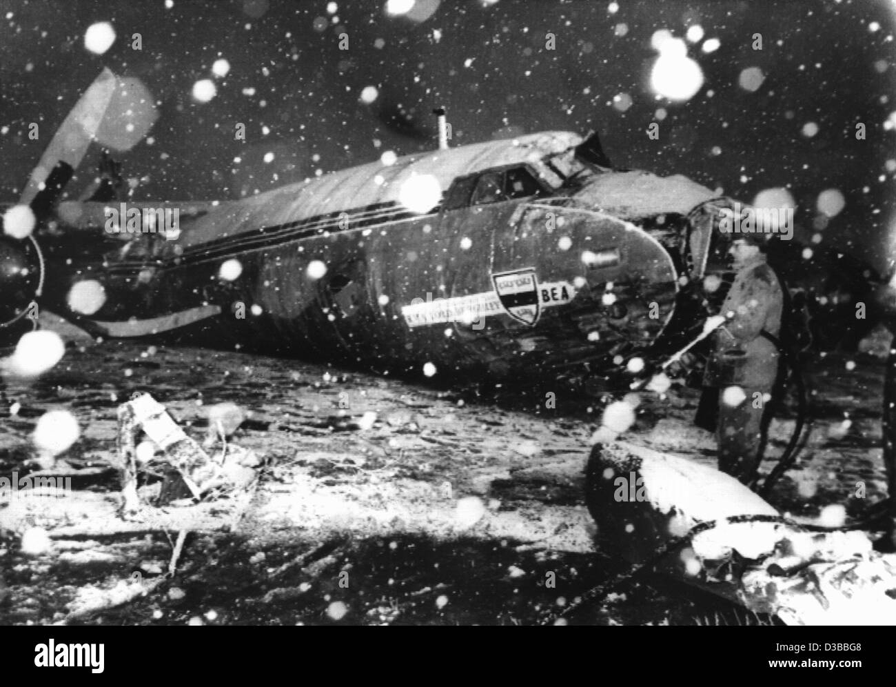 Munich plane crash 1958 hi-res stock photography and images - Alamy