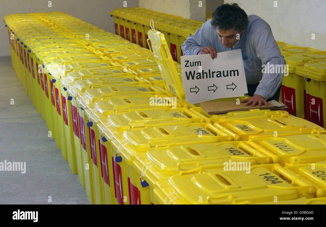 Yellow voting bins hi-res stock photography and images - Alamy