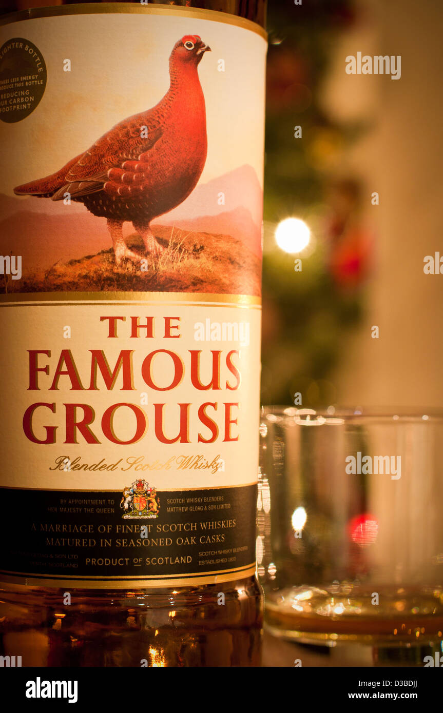 Famous grouse whisky bottle hi-res stock photography and images - Alamy