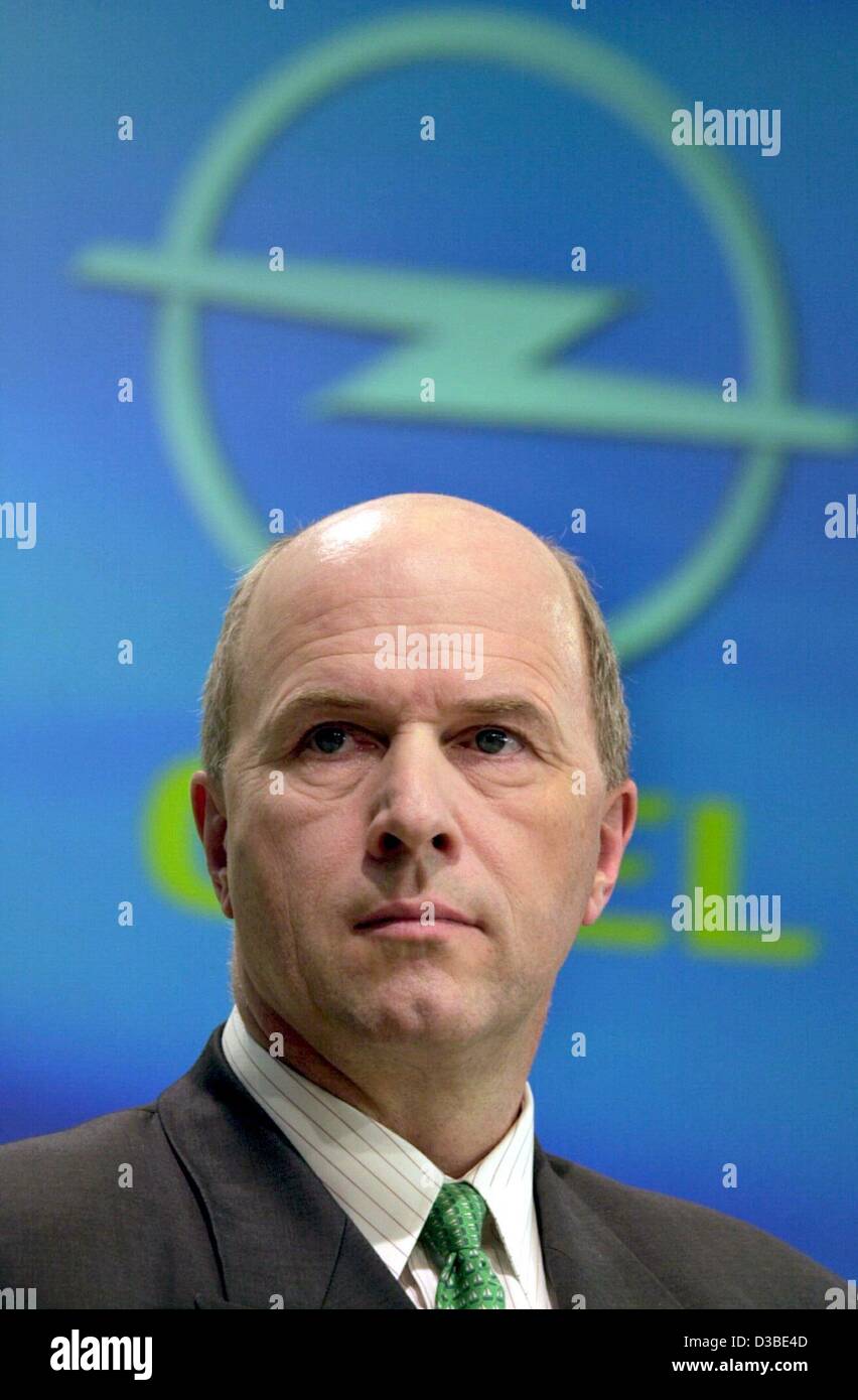 (dpa) - Carl-Peter Forster, CEO of the car manufacturer Adam Opel AG ...