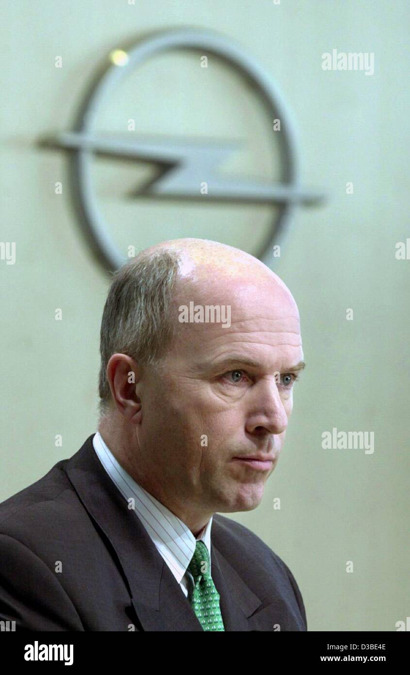 (dpa) - Carl-Peter Forster, CEO of the car manufacturer Adam Opel AG ...