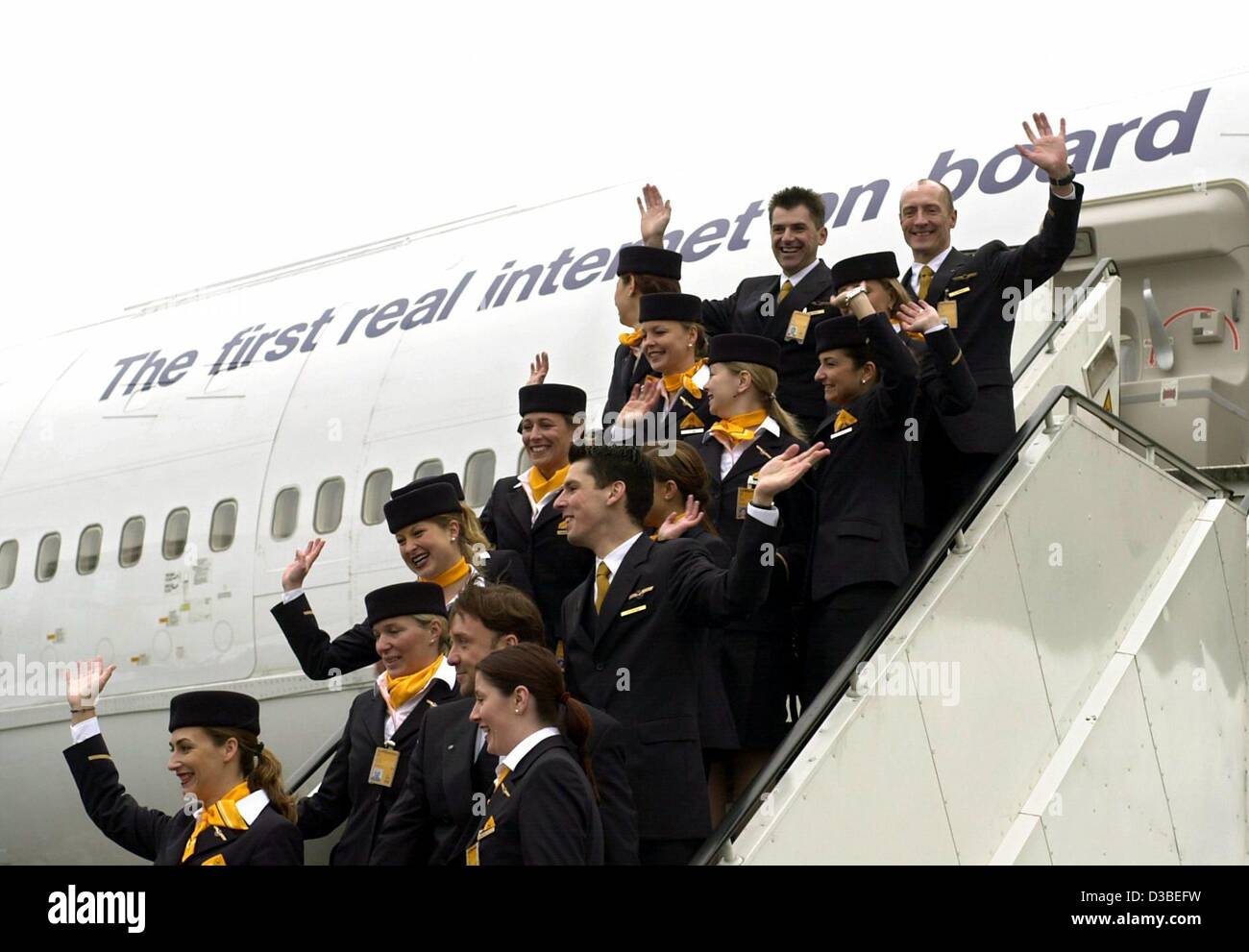 Lufthansa stewardess hi-res stock photography and images - Alamy
