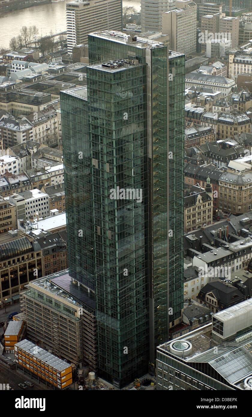 (dpa) - The new 'Galileo' building of the Dresdner Bank (130m), in ...