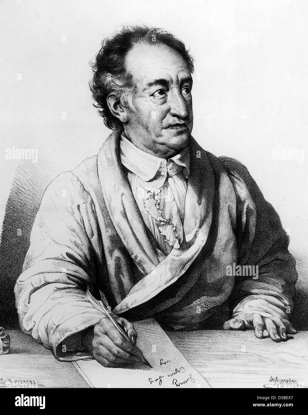 August von goethe Black and White Stock Photos & Images - Alamy