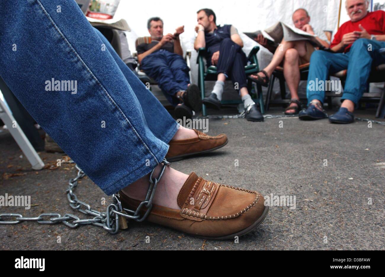 Social issues soi strike unemployment chain hunger tied chained sitting ...