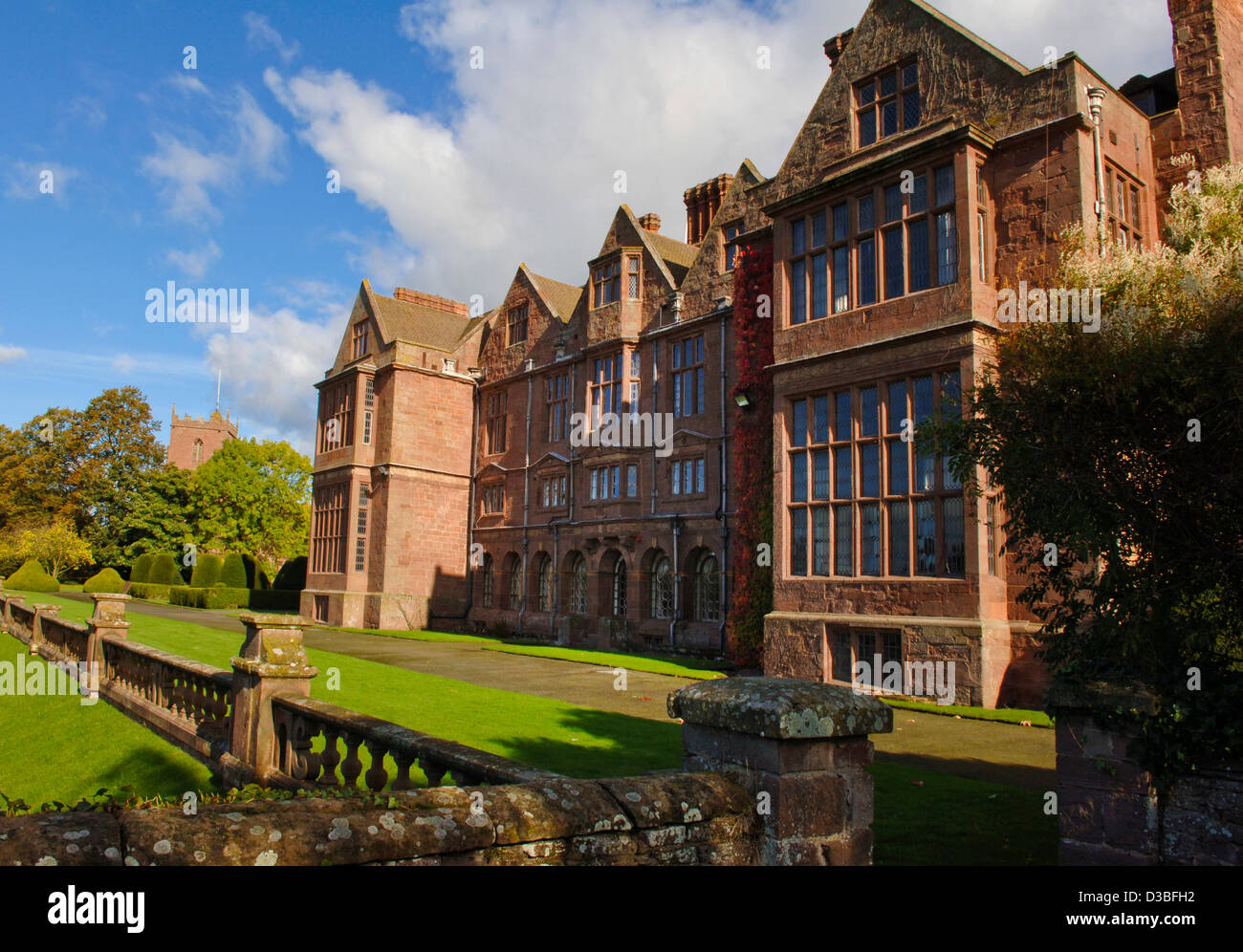 Condover Hall, condover village, Shropshire Stock Photo - Alamy