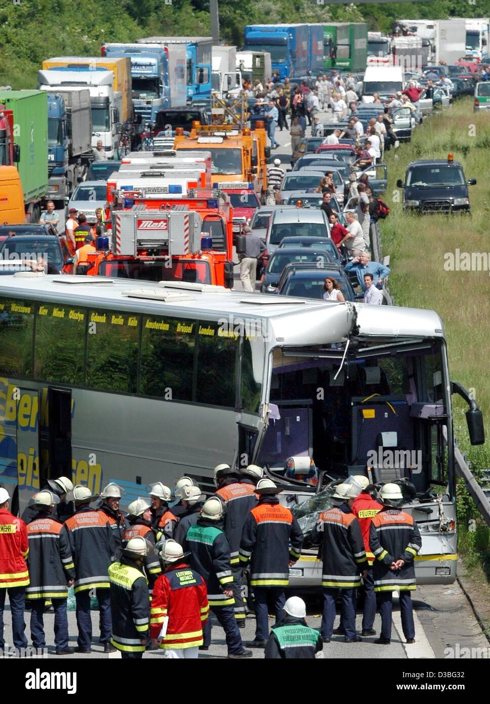 Disasters accidents dis transport accident autobahn highway motorway ...