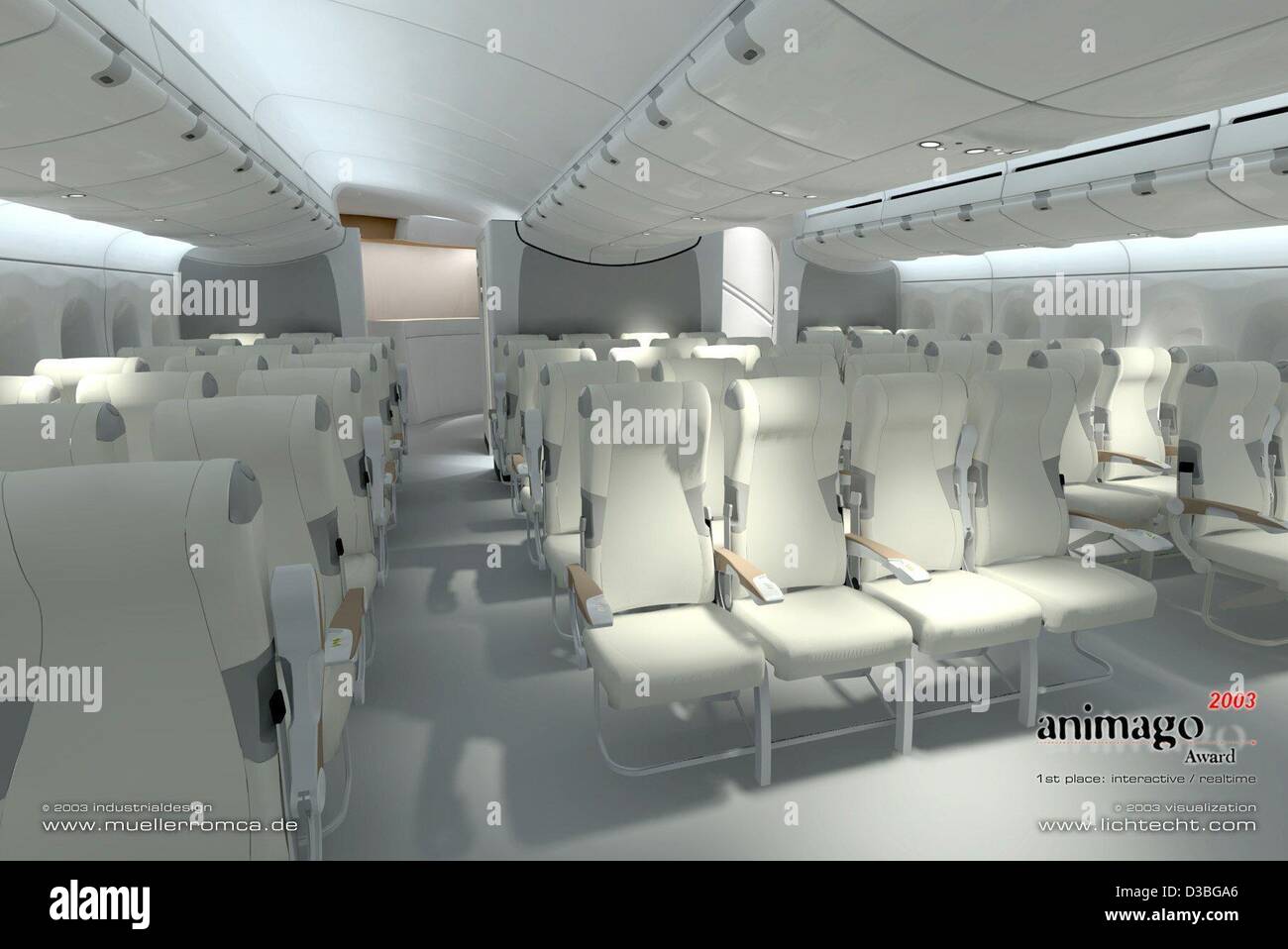 (dpa) - The interiors of a plane is one of the award-winning animations ...