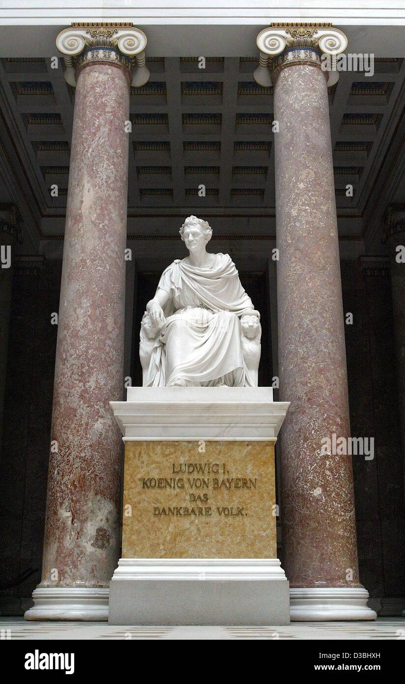 (dpa) - A view of the memorial of King Ludwig I of Bavaria, the ...