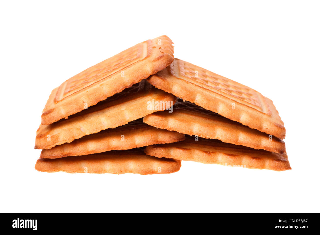 Cookies isolated on a white background Stock Photo - Alamy