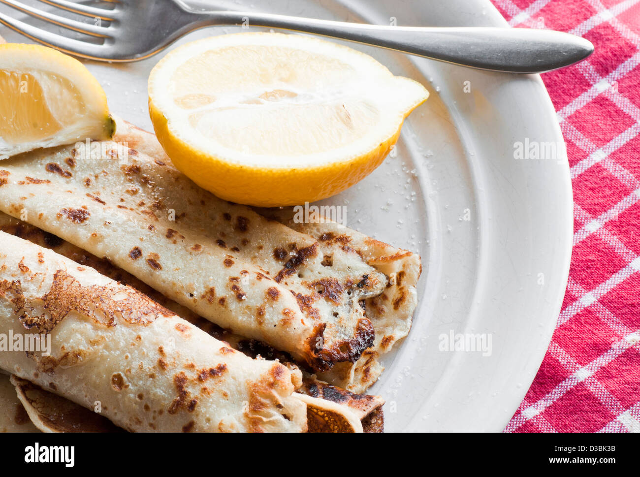 Crepes with lemon sugar hi-res stock photography and images - Alamy