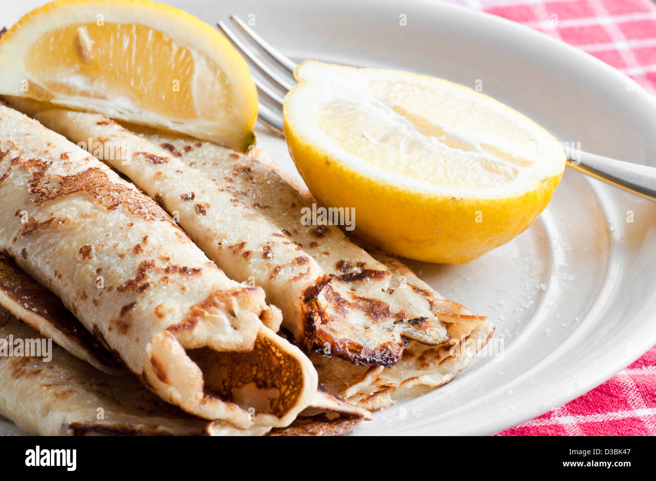 Crepes with lemon sugar hi-res stock photography and images - Alamy