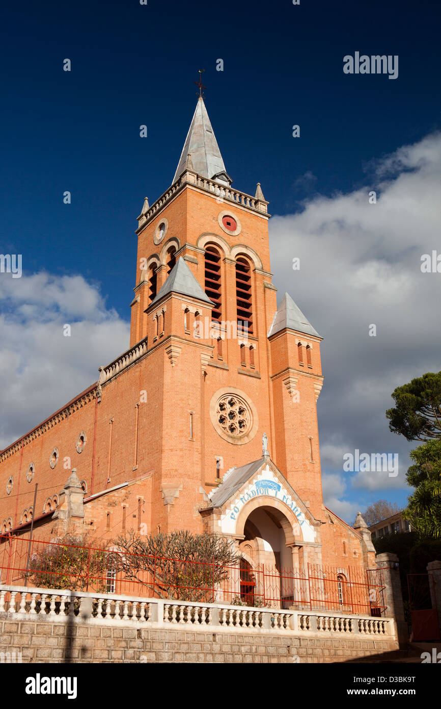Madagascar, Ambositra, Benedictine convent church Stock Photo - Alamy
