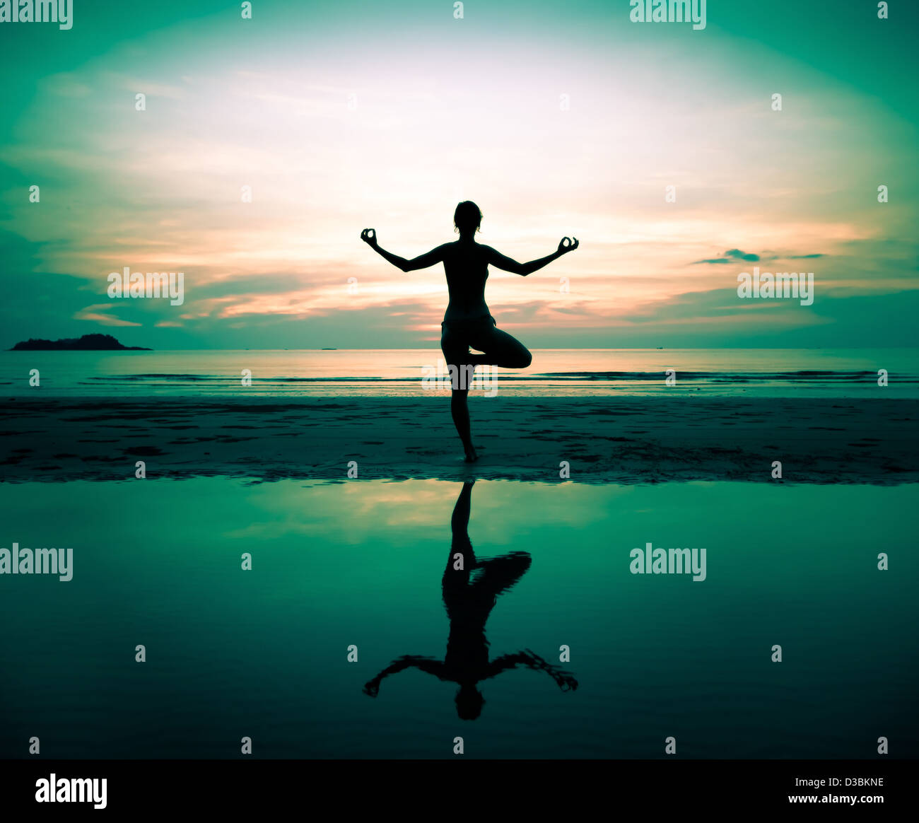 Surreal Sunset Exercise High Resolution Stock Photography and Images ...