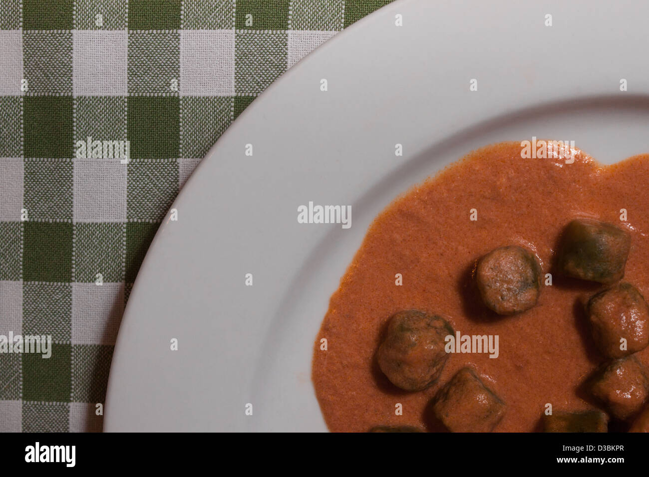 Detail of a colorful italian pasta plate Stock Photo - Alamy