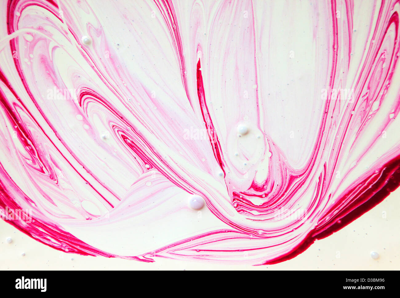 Red paint splashed over white background Stock Photo - Alamy
