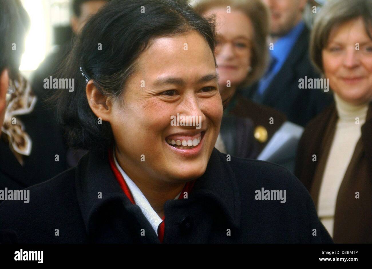 (dpa) - The Thai crown princess Maha Chakri Sirindhorn smiles brightly ...