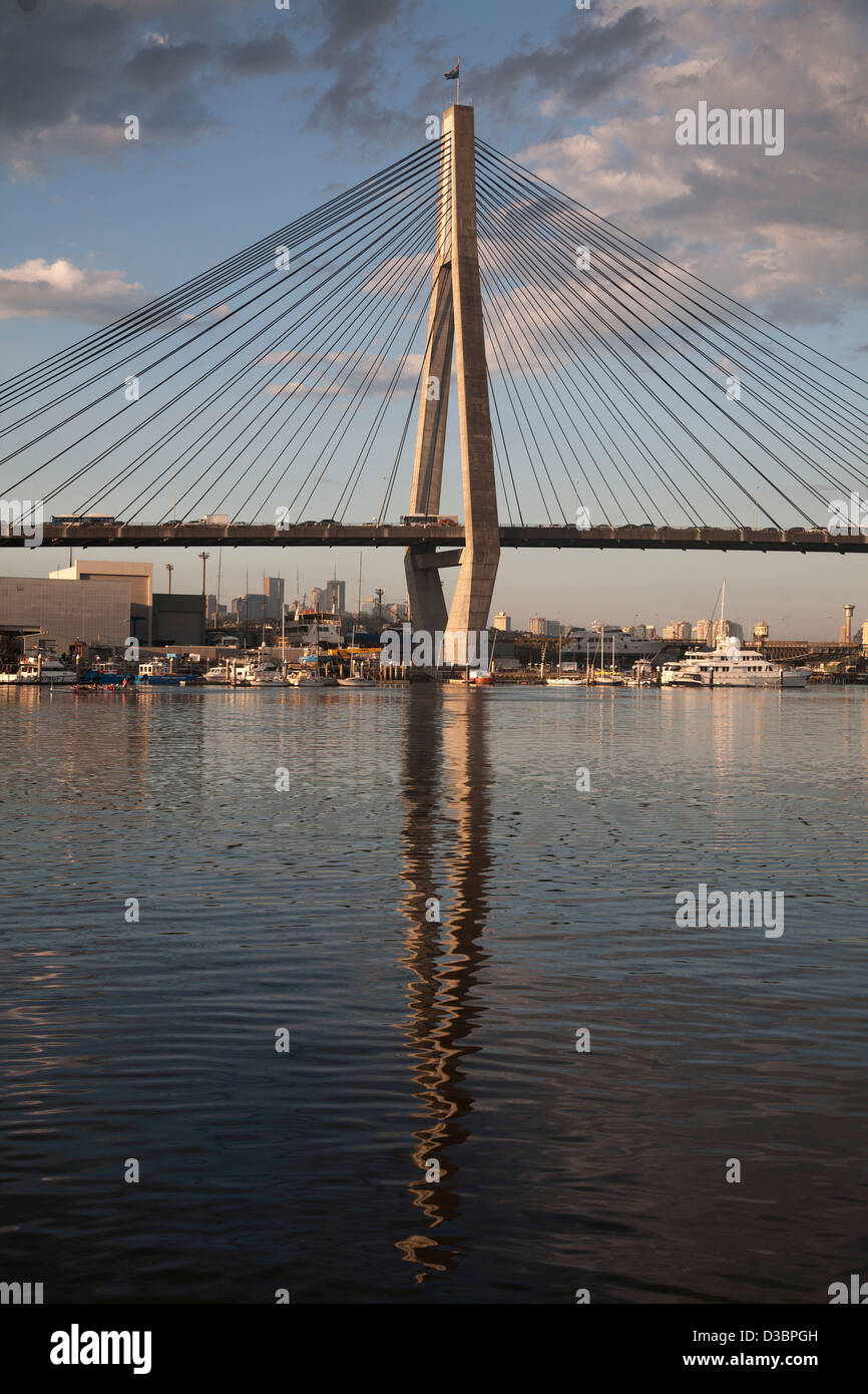 Anzac bridge sydney australia hi-res stock photography and images - Alamy