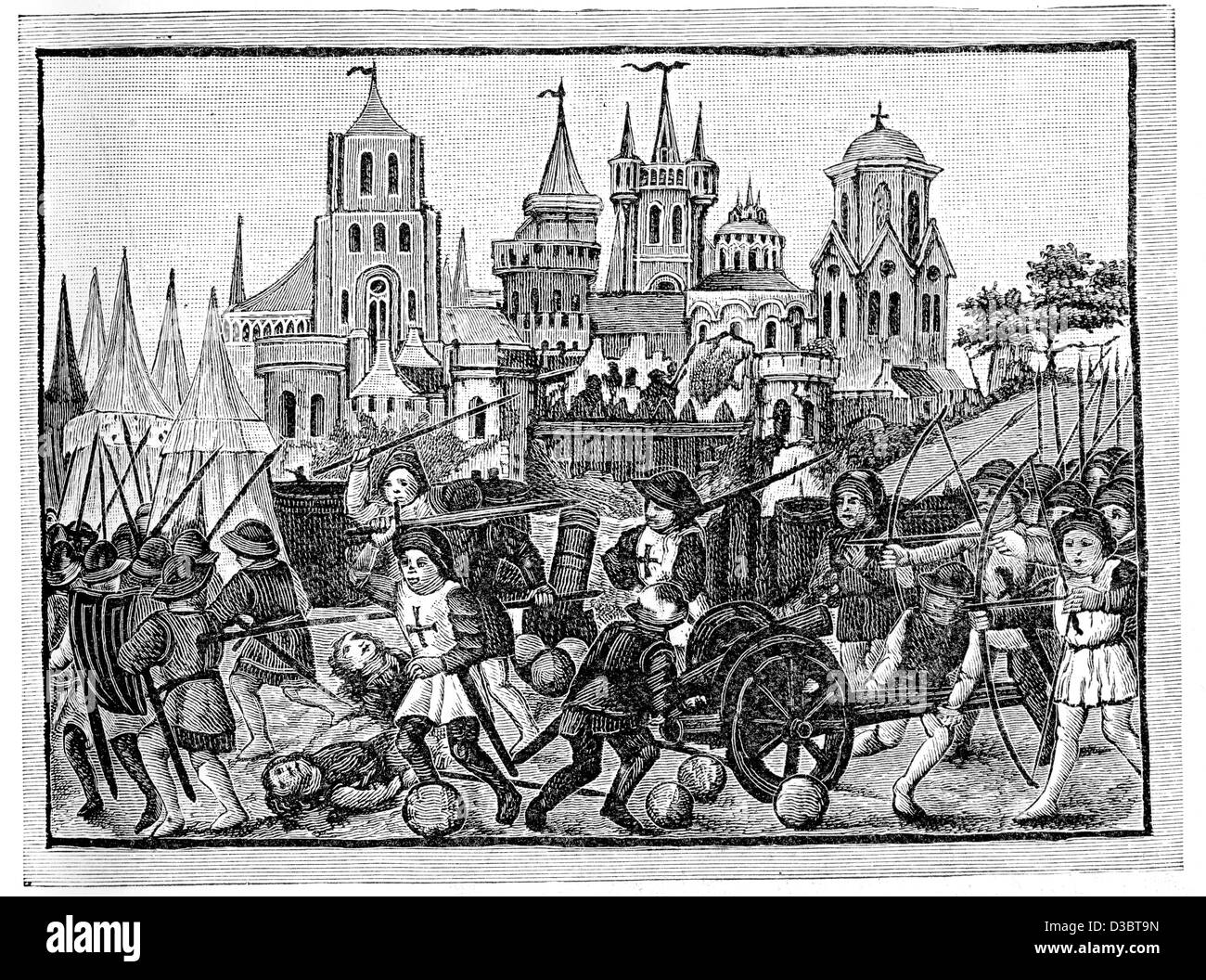 Tudor henry viii army Black and White Stock Photos & Images - Alamy