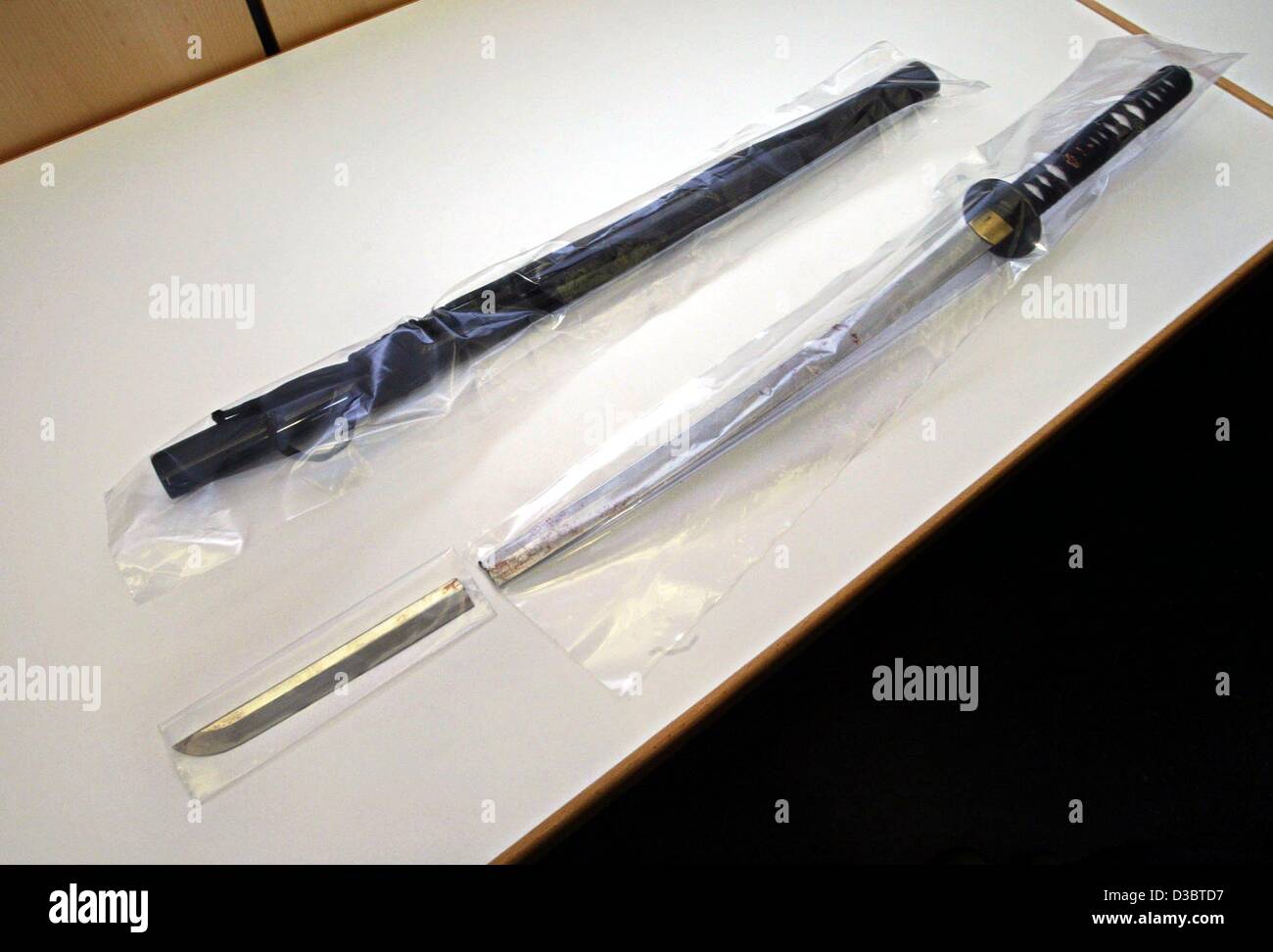 Crime police weapon sword hi-res stock photography and images - Alamy