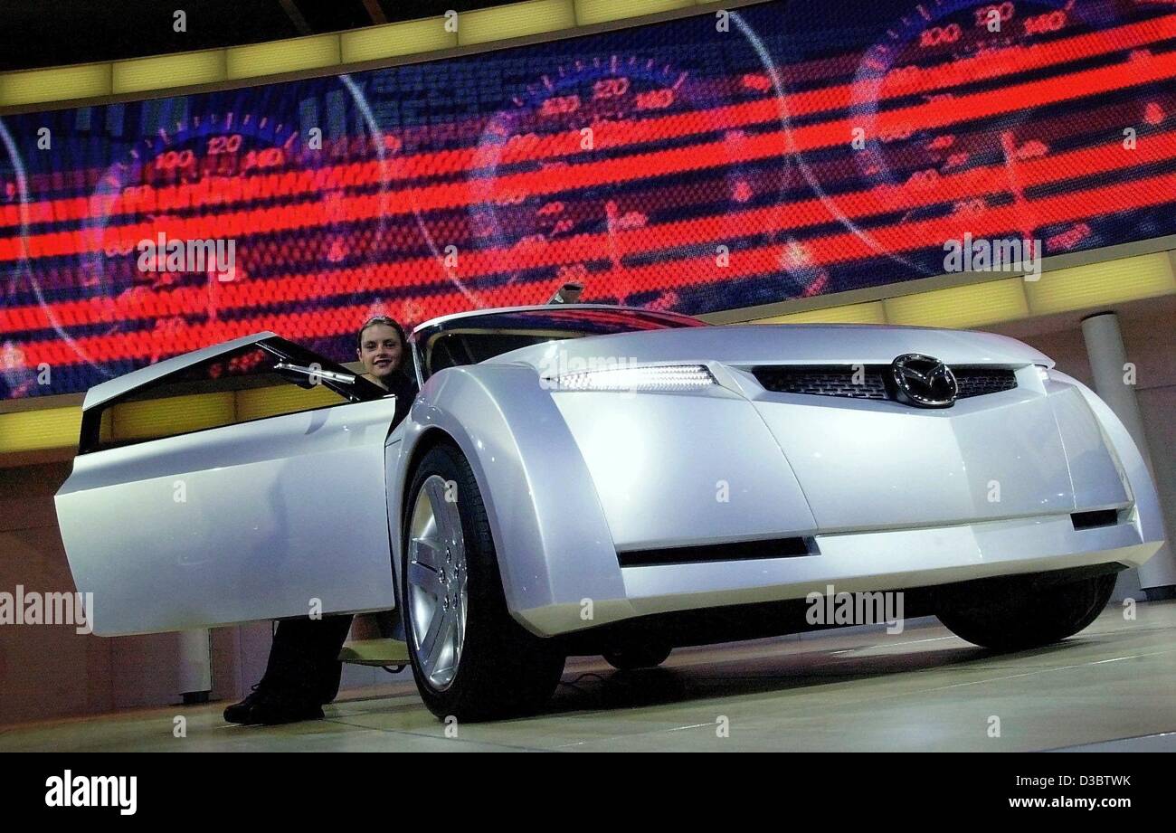 (dpa) - A prototype of a new car design of Mazda, presented at the 60th ...