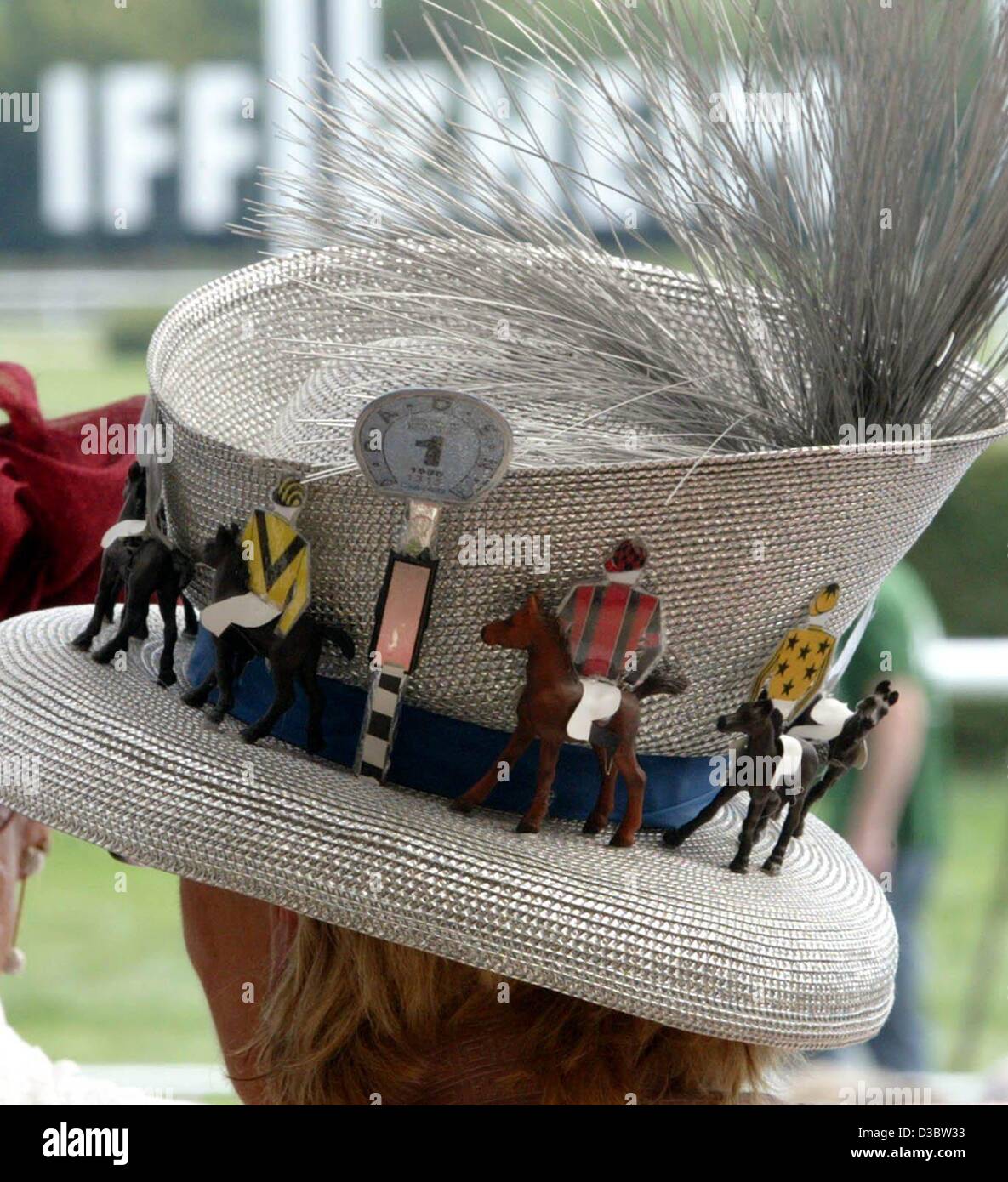 Sports spo equestrian fashion hat haute couture germany hi-res stock ...