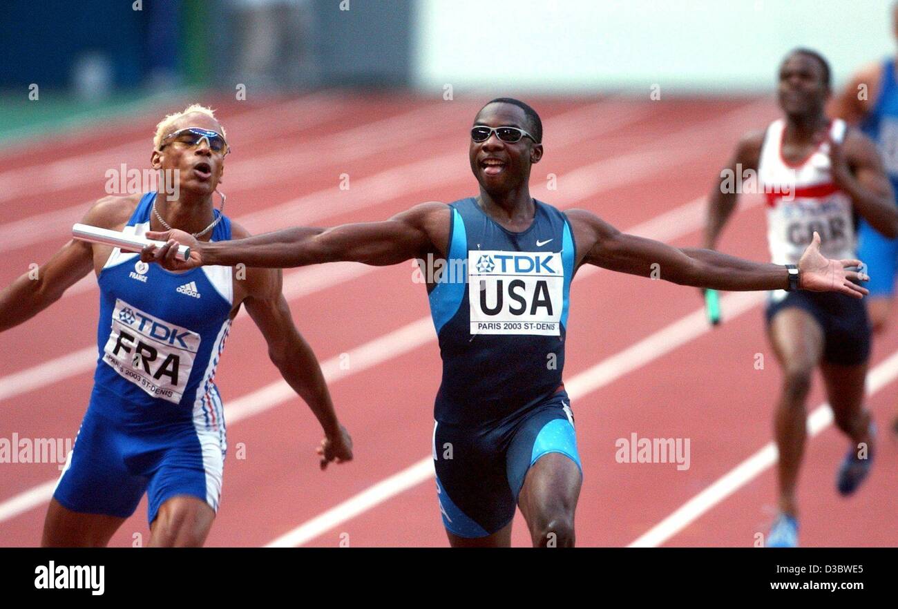 Us track and field finish line hi-res stock photography and images - Alamy