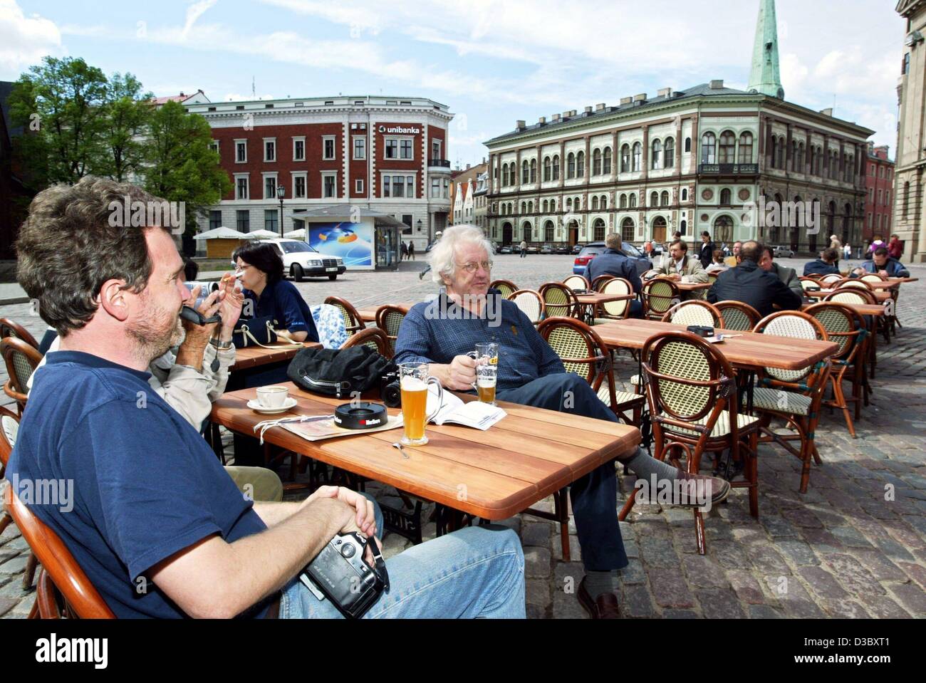 Riga cafe outside hi-res stock photography and images - Alamy