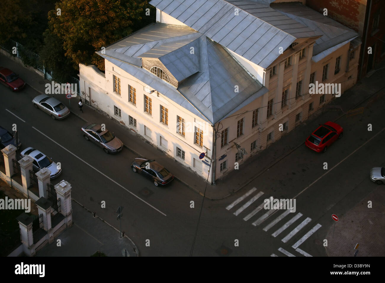 Crossroads of roads the top view Stock Photo - Alamy