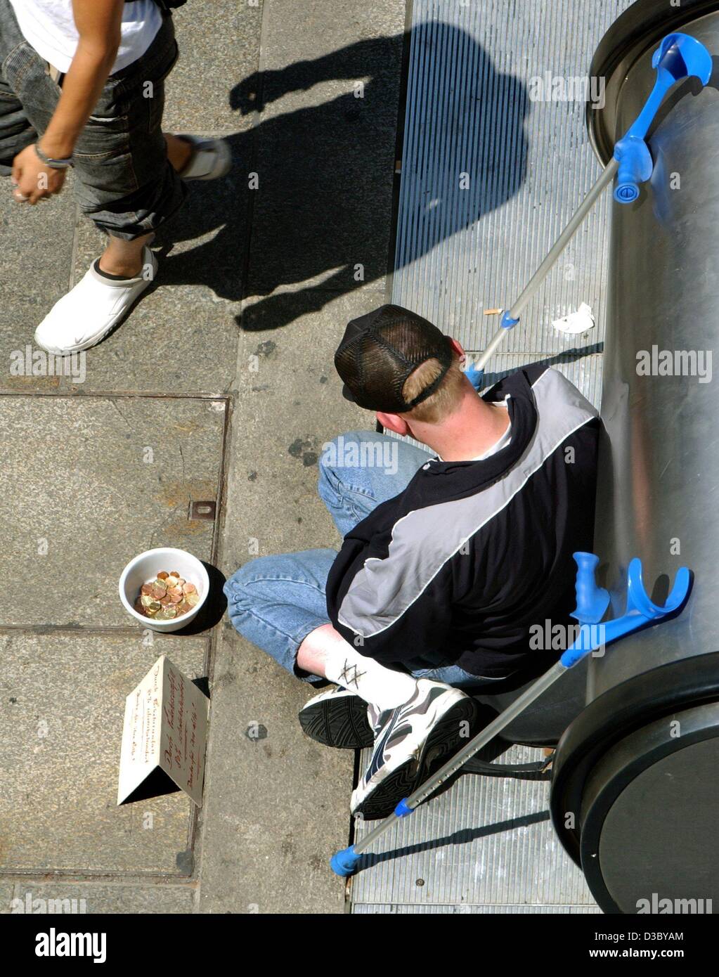 Social issues soi society poverty beggar begging money germany hi-res ...
