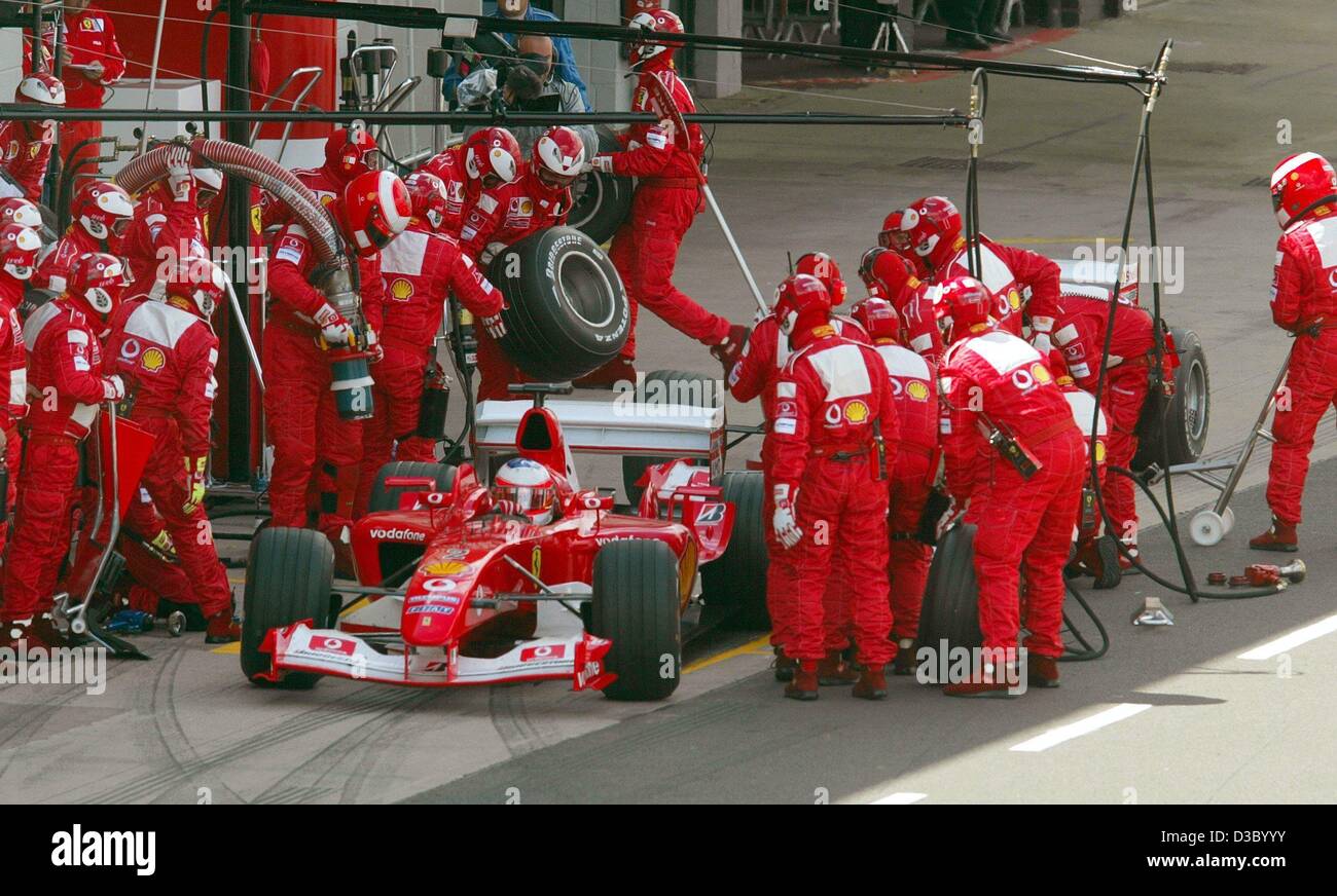 Michael schumacher pit stop in ferrari hi-res stock photography and ...