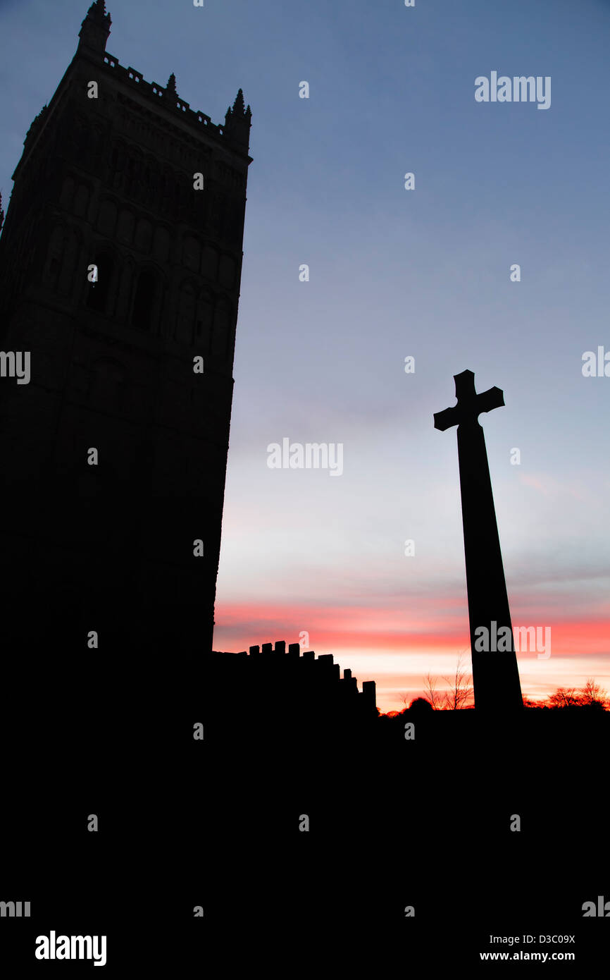 Durham cathedral silhouette hi-res stock photography and images - Alamy