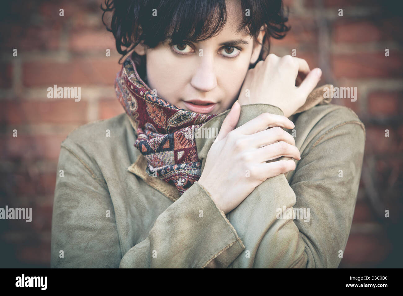 Portrait wintry hi-res stock photography and images - Alamy
