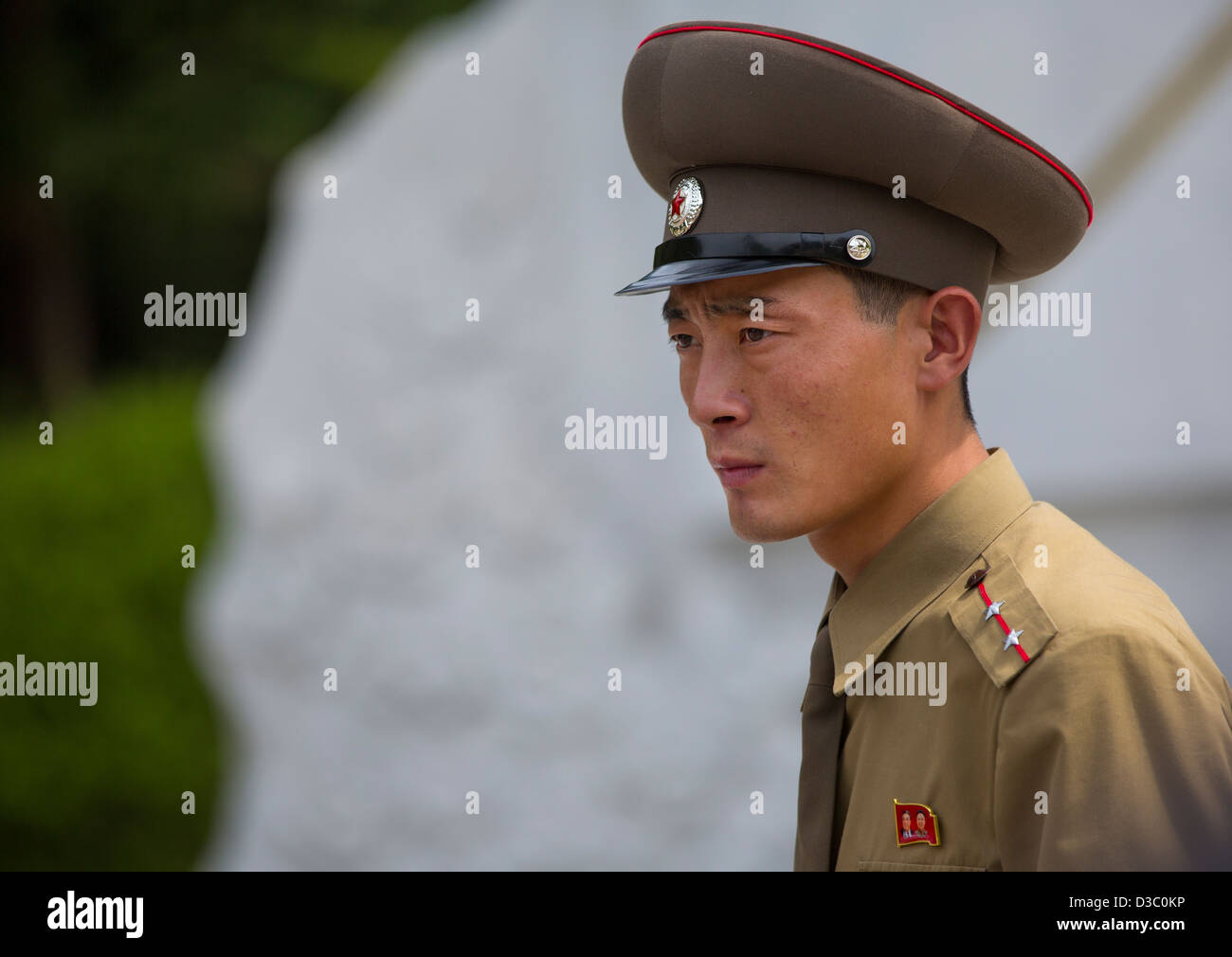 North Korean Soldier In The Dmz, Panmunjom, North Korea Stock Photo - Alamy