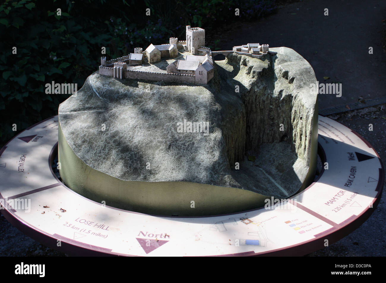 Model of the castle grounds hi-res stock photography and images - Alamy
