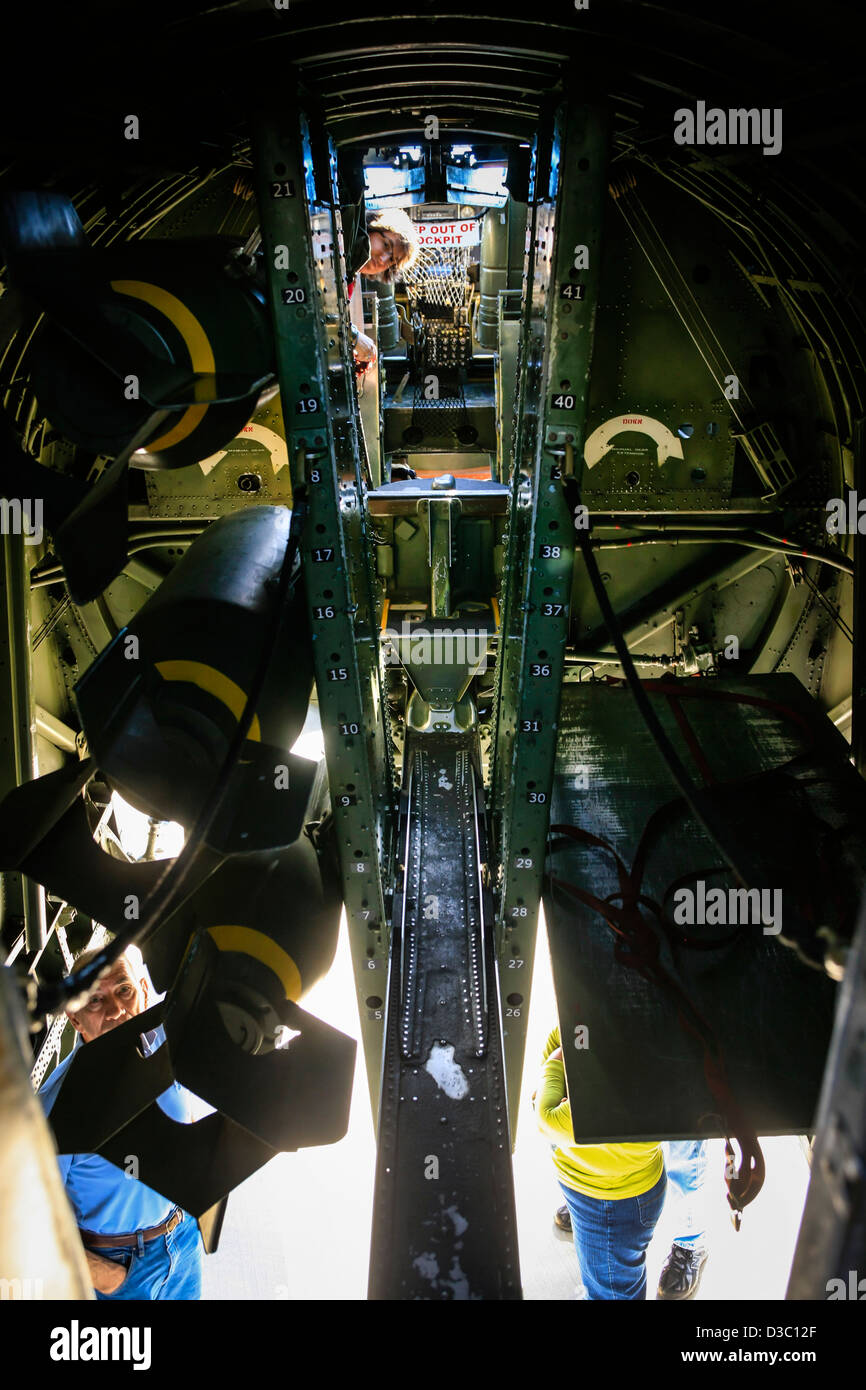 WWII Boeing B17G Flying Fortress bomb bay Stock Photo - Alamy