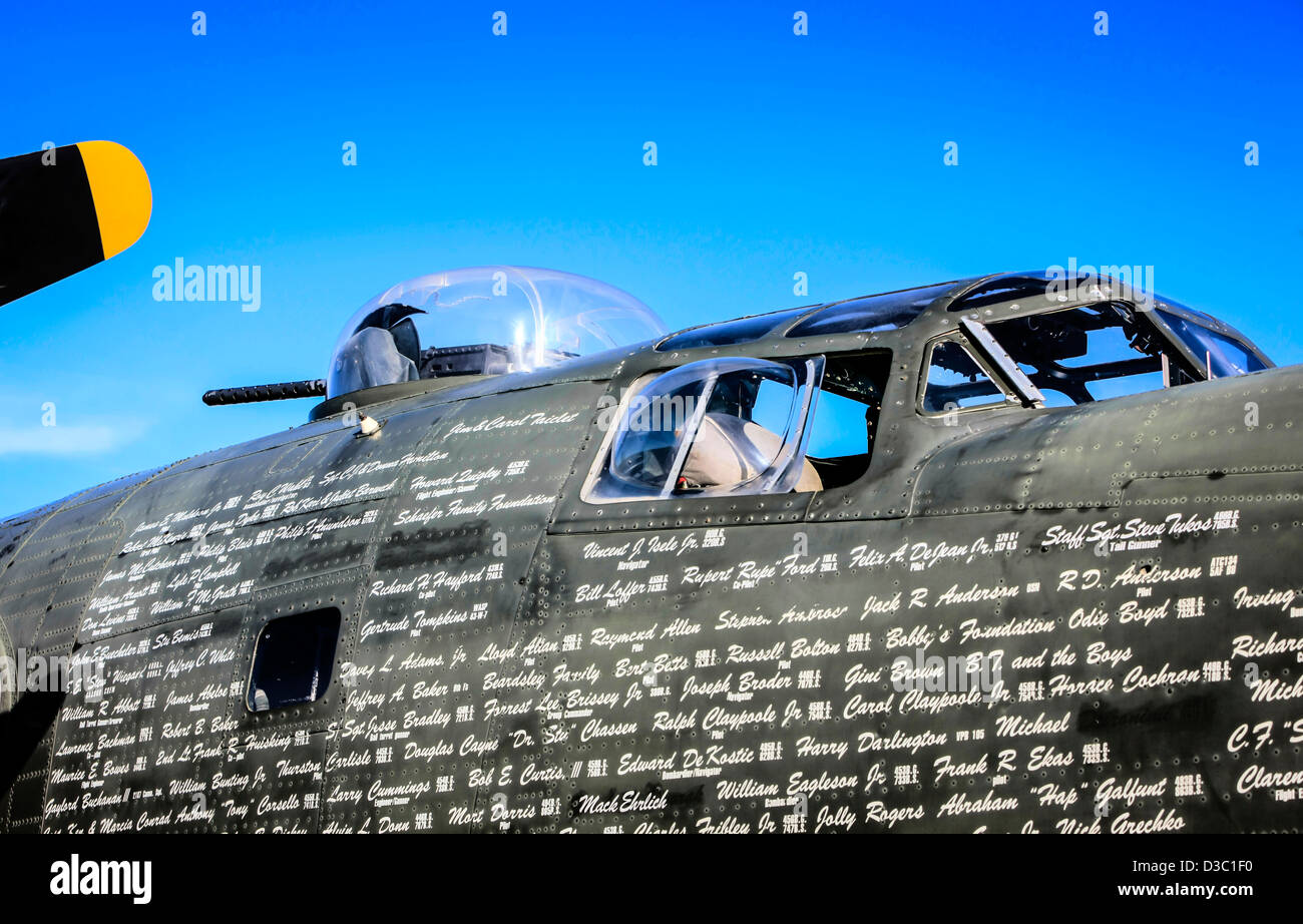 B24 Consolidated Liberator ww2 bomber plane Stock Photo - Alamy
