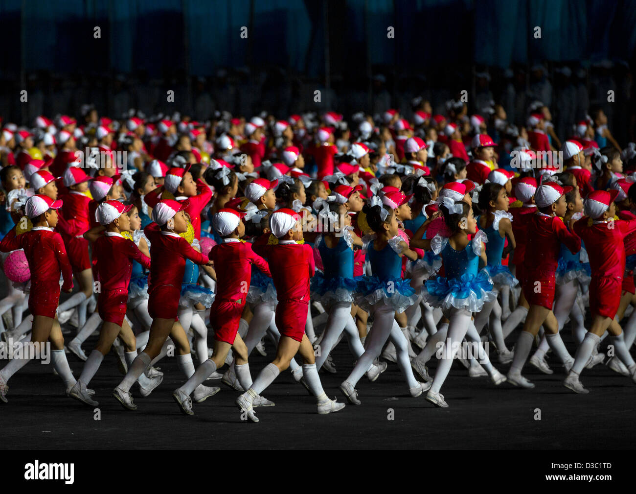 Arirang Mass Games At May Day Stadium, Pyongyang, North Korea Stock ...