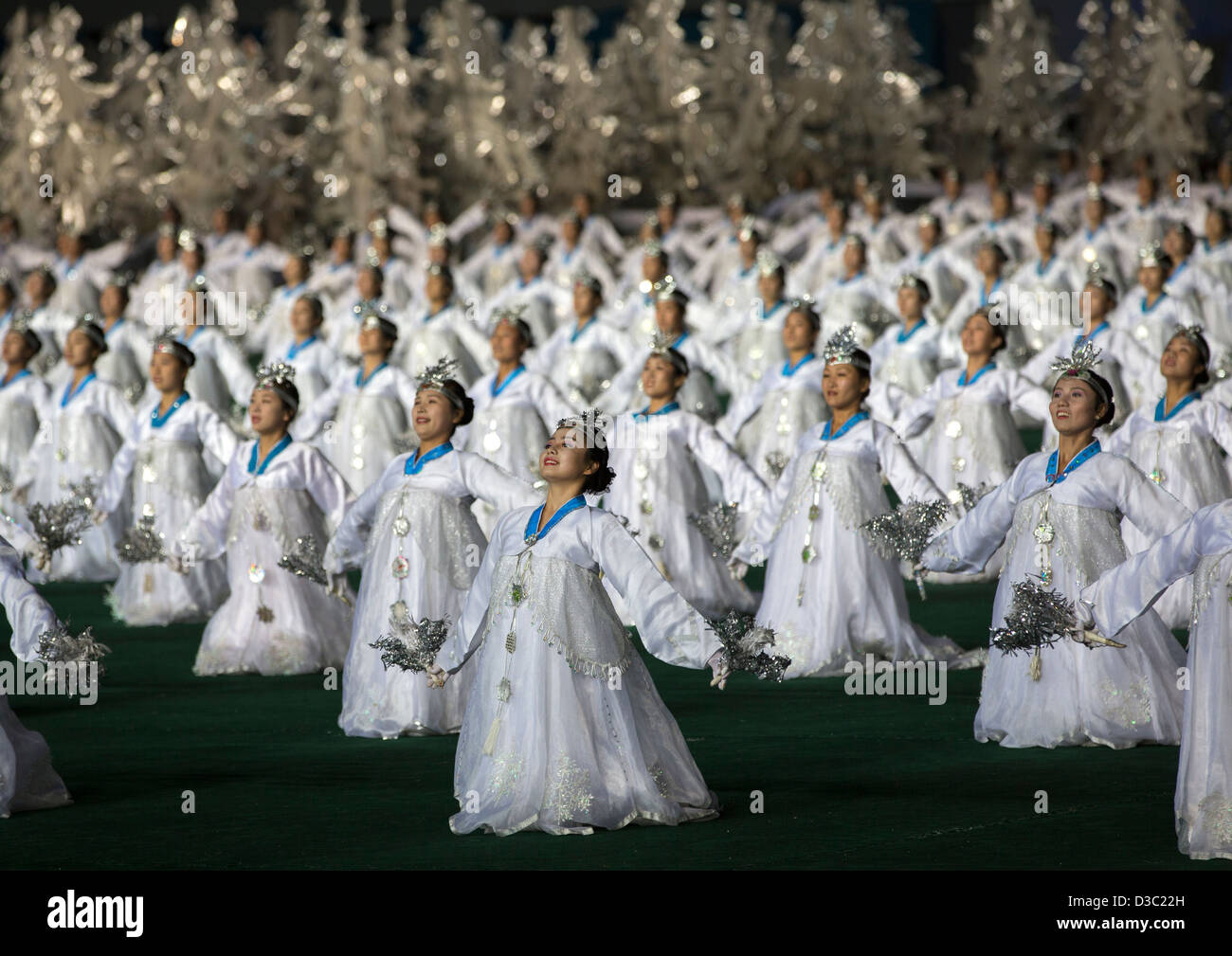 Arirang Mass Games At May Day Stadium, Pyongyang, North Korea Stock ...