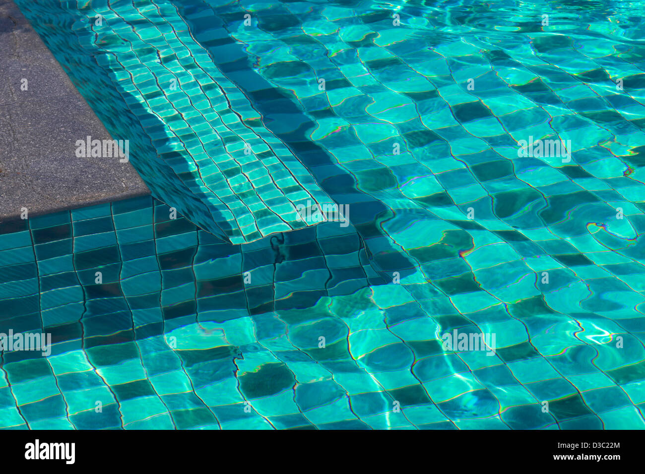 Swimming pool with transparent water Stock Photo - Alamy