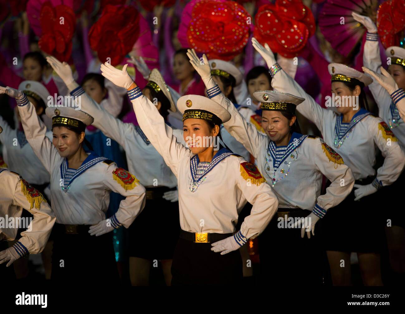 Arirang Mass Games At May Day Stadium, Pyongyang, North Korea Stock ...