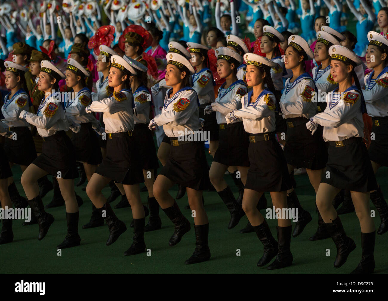 Arirang Mass Games At May Day Stadium, Pyongyang, North Korea Stock ...