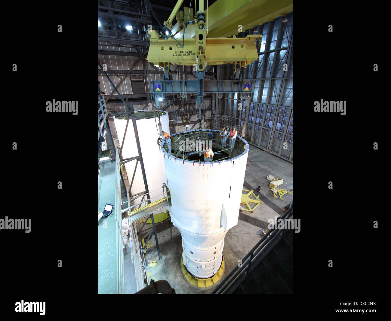The 'Super Stack 1' of the Ares I-X rocket, a major step in NASA's ...